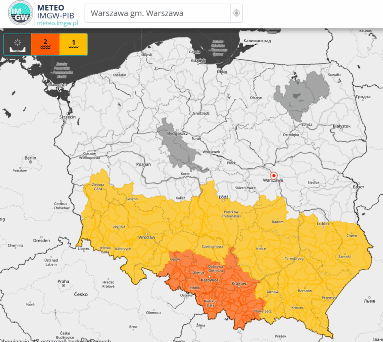 Prognoza meteorologiczna i szczegółowa prognoza hydrologiczna na kolejne 7 dni (25.04-01.05.2025 ...