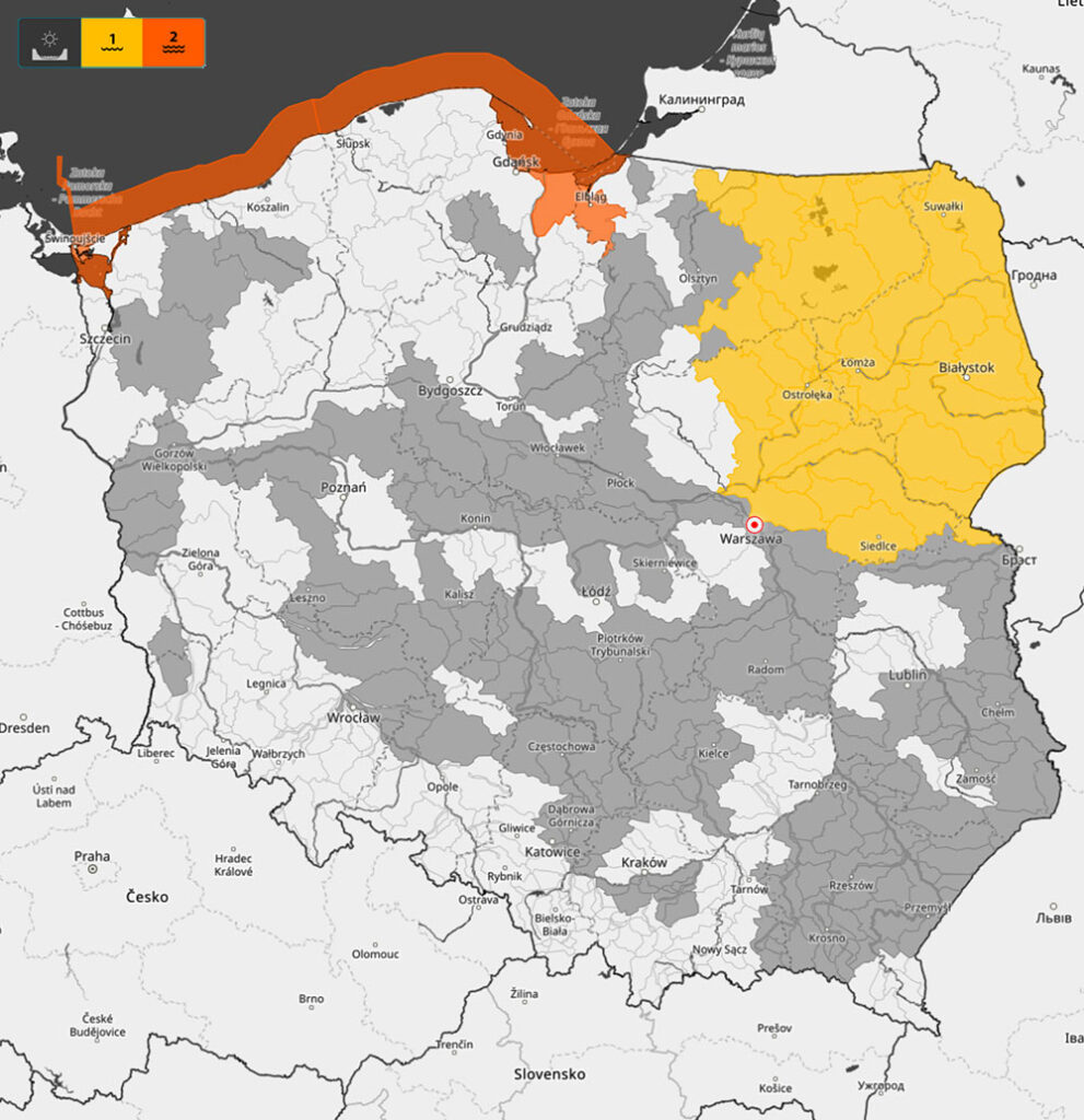 Komunikat Instytutu Meteorologii i Gospodarki Wodnej – PIBo aktualnej i prognozowanej sytuacji ...